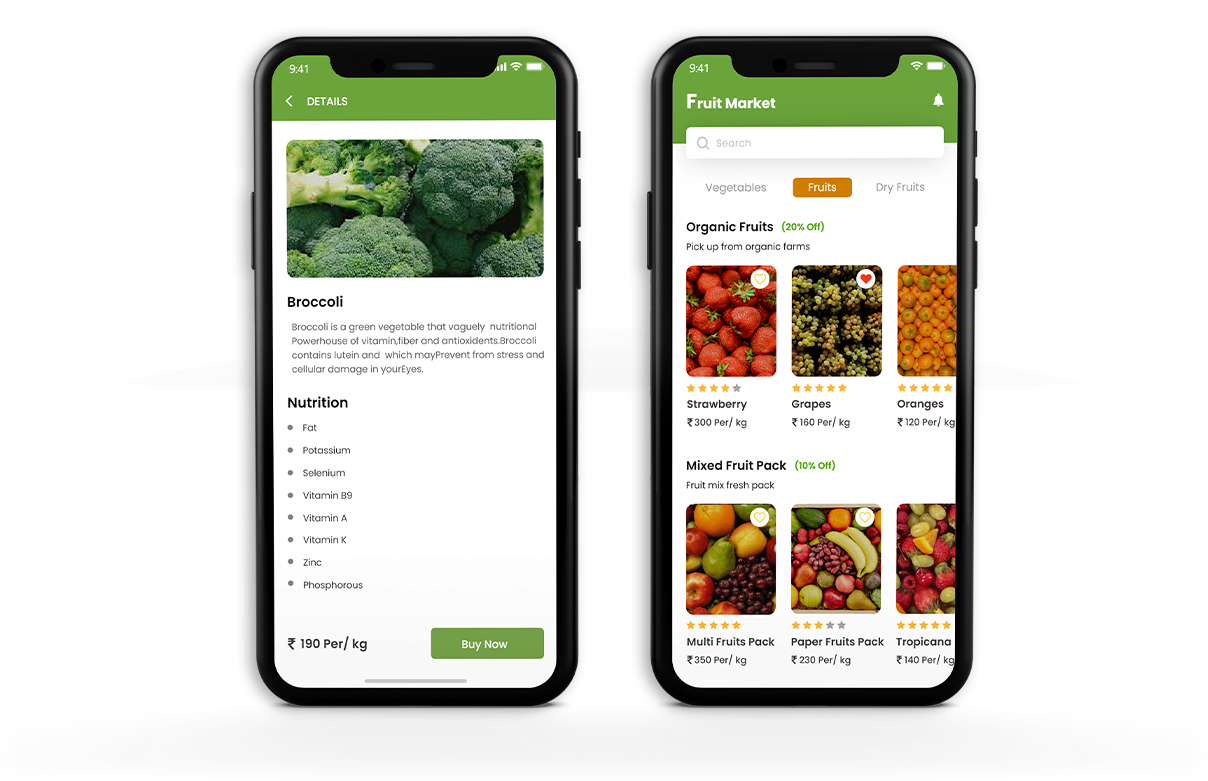 Fruit Market App - Media One